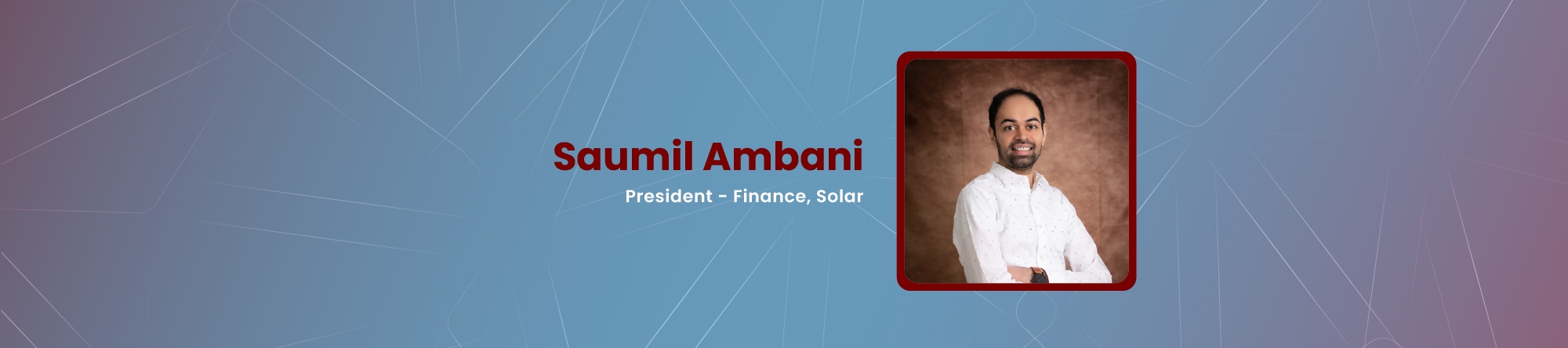 Saumil Ambani | SpeakerHub Saumil Ambani | SpeakerHub